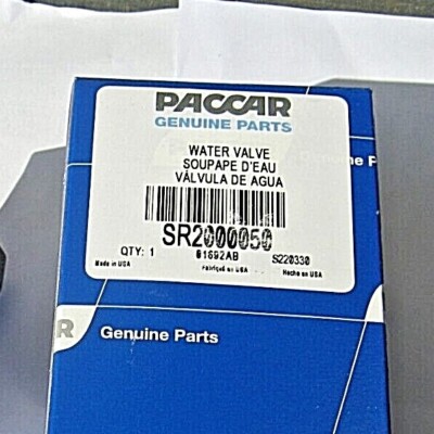 ~ BRAND NEW GENUINE PACCAR OEM WATER VALVE ASSEMBLY KIT p/n SR2000050 ...