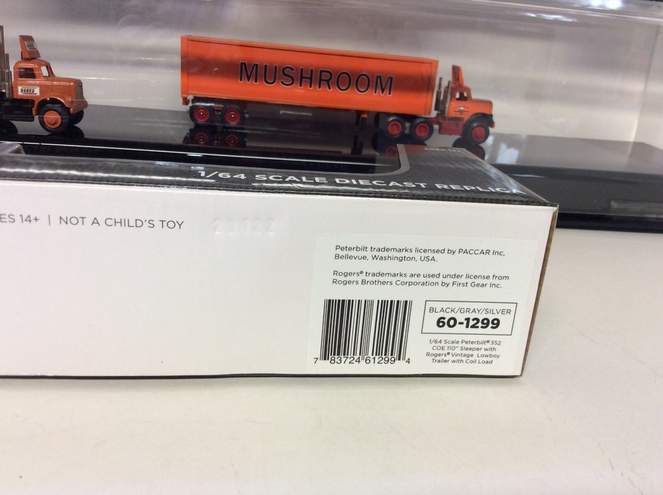 DCP Peterbilt 352 COE w/ Rogers Lowboy Trailer New in Box # 1299 | eBay