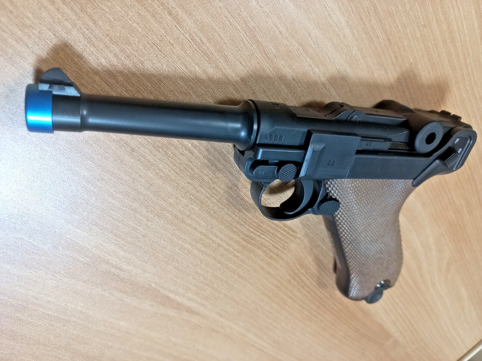 Luger P08 Spring Powered 6mm Toy by Academy | eBay