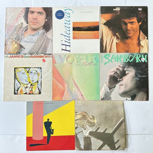 Lot of 8 David Sanborn Vinyl Heart Hideaway Straight Double Voyeur ...