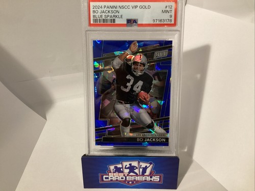2024 Panini NSCC VIP Gold- Bo Jackson- Blue Sparkle- #/124 PSA 9 | eBay