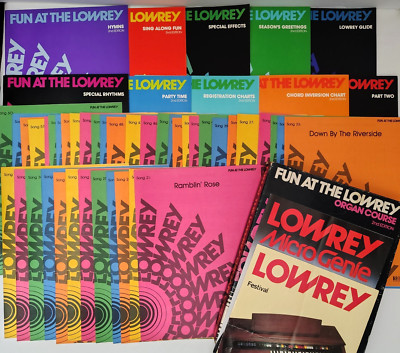 Lowrey Magic Organ Course Songbook Set Part 2 Sheet Music Books Lot Hal ...
