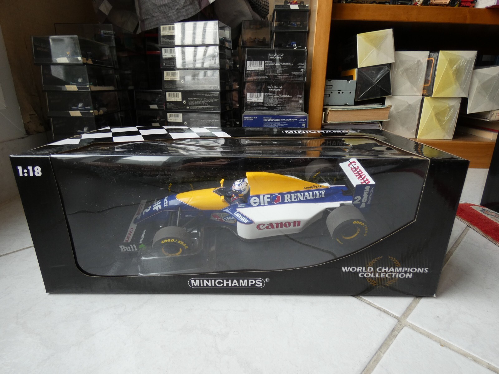 Williams Renault FW15C Alain Prost #2 1993 World Champions 1/18 ...