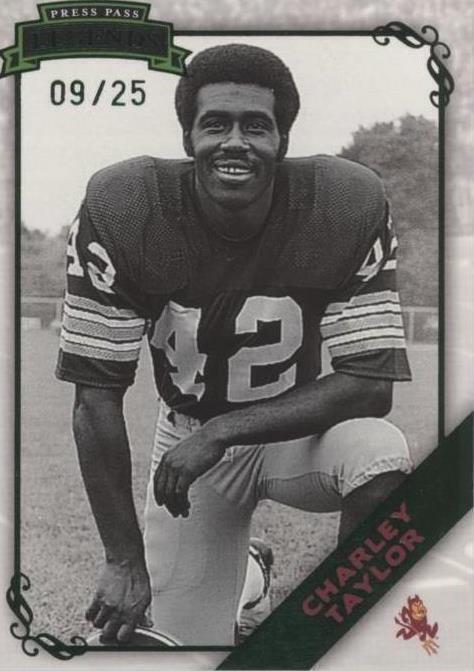 2009 Press Pass Legends - Charley Taylor #94 Emerald /25 for sale ...