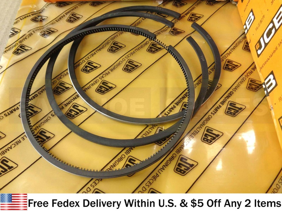 JCB PARTS - GENUINE JCB RING KIT STD. TURBO, 4 SETS (PART# 320/09299 ...
