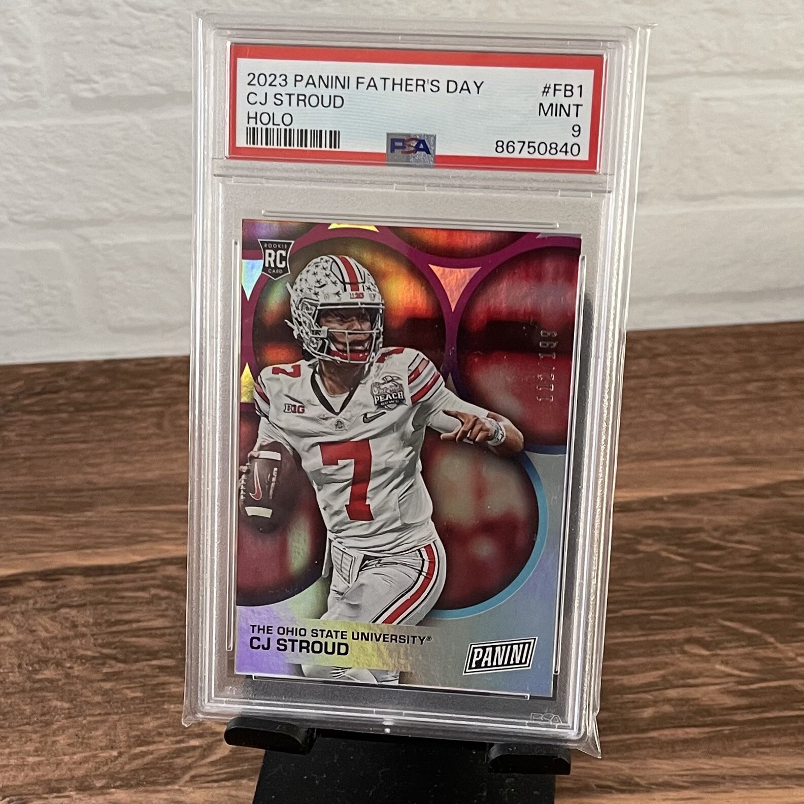 CJ STROUD RC 2023 Father’s Day Holo 112/199 PSA 9 🔥 | eBay