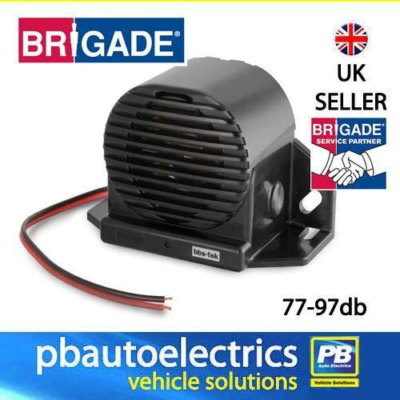 BRIGADE SA-BBS-97 SMART WHITE NOISE REVERSING ALARM 12-24 Volts 77-97DB ...