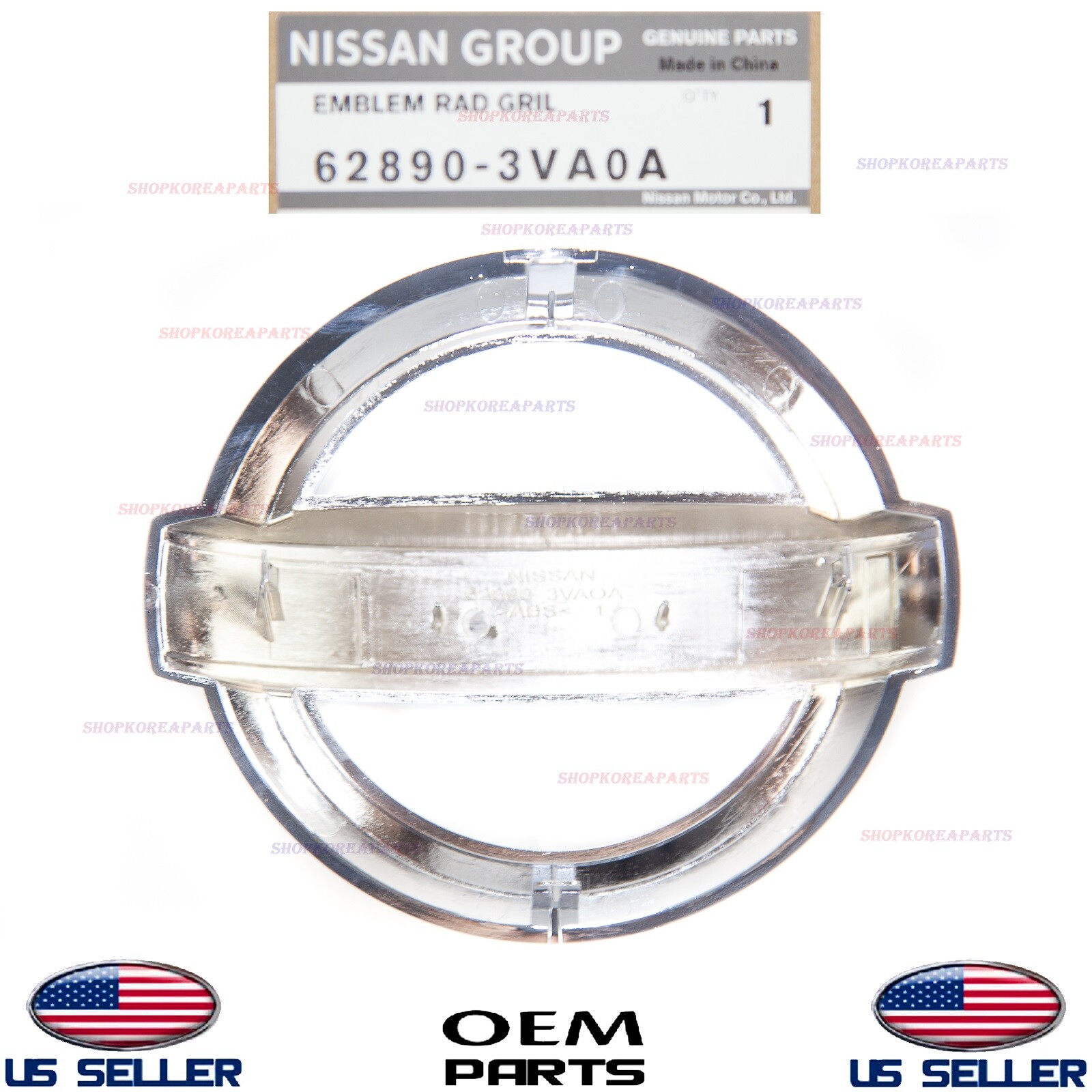 Genuine Front Grille Emblem Logo ⭐OEM⭐ NISSAN VERSA NOTE 2014-2019 ...
