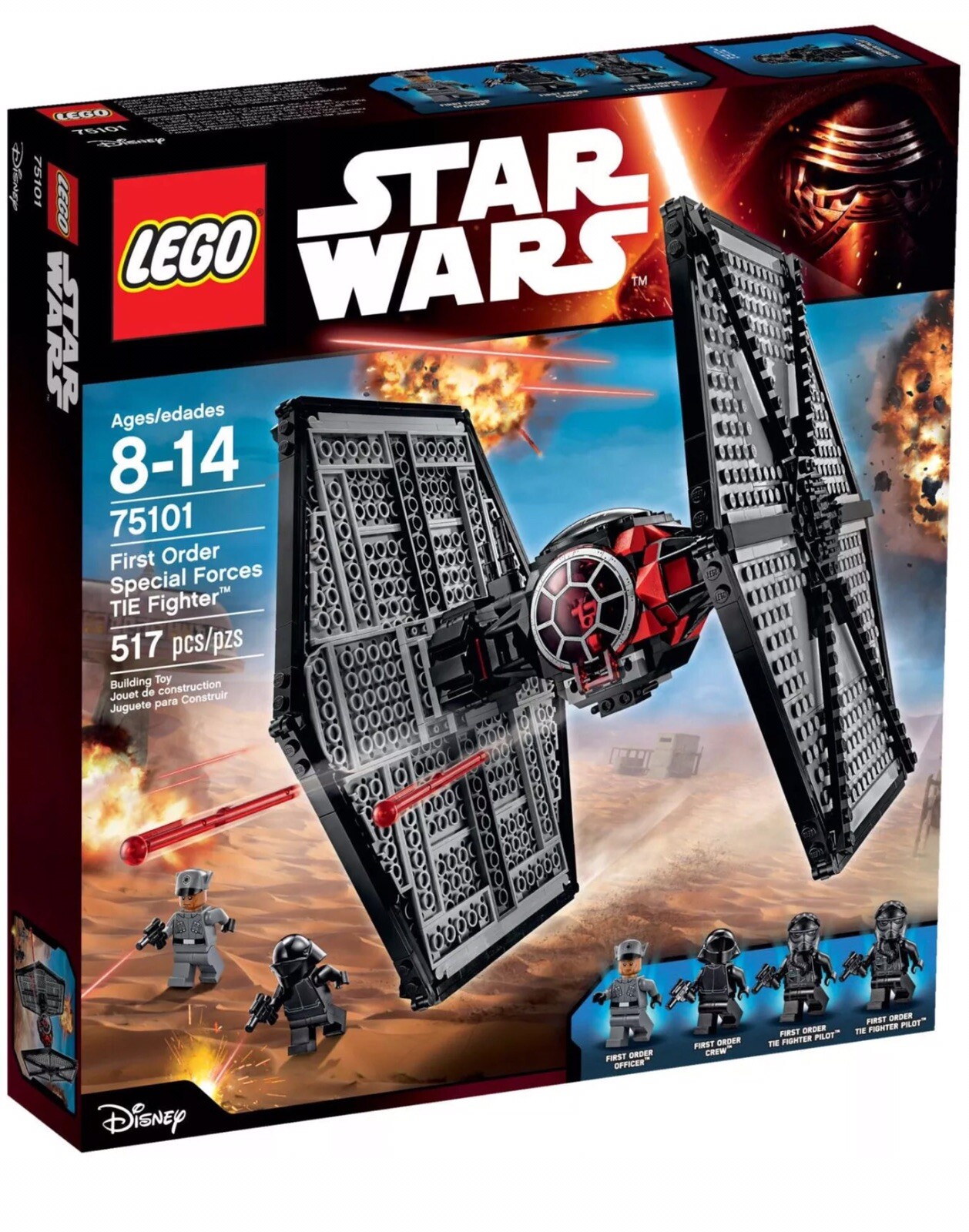 LEGO Star Wars 75101 First Order Special Forces Tie Fighter New Sealed ...