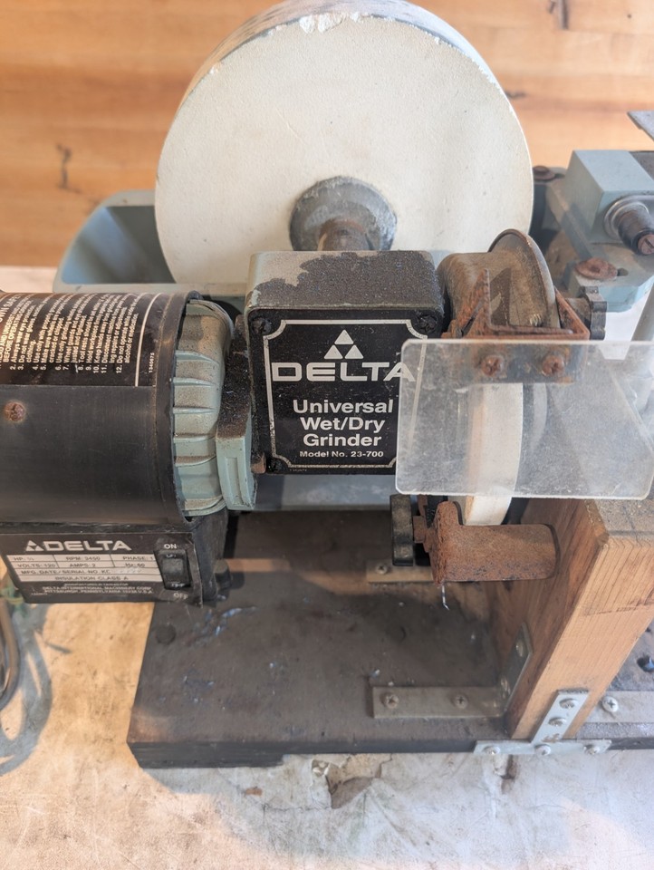 DELTA Model 23-700 Universal Wet Dry Bench Grinder Sharpener | eBay
