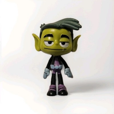 Teen Titans Go Beast Boy 1.75" Mini Figure Jazwares PVC Cake Topper DC ...