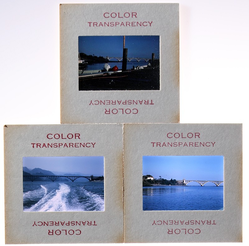 3x 35mm Slides - Gold Beach Oregon – Rogue River Bridge - 1965 | eBay