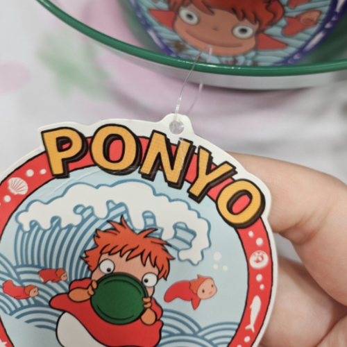 Ponyo on the Cliff Ponyo's bucket 7.3x4.7x6.5" + Ponyo Cliff Doll ...