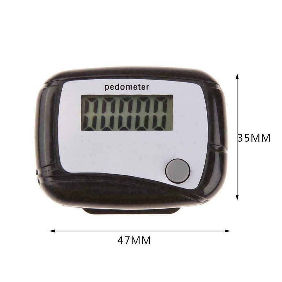 LCD Digital Step Pedometer Walking Calorie Counter New Distance Belt ...