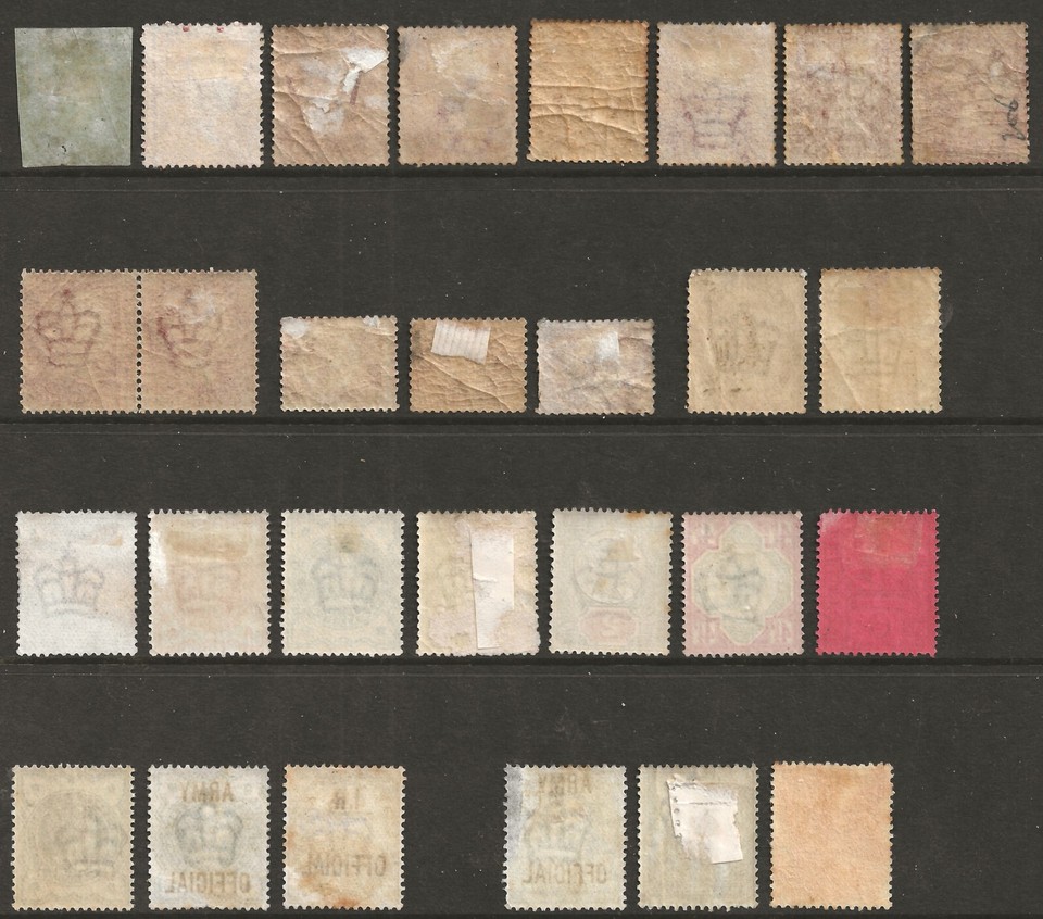 GB 1841-1902 collection early MINT stamp w/ imperf Penny Red, huge CV ...