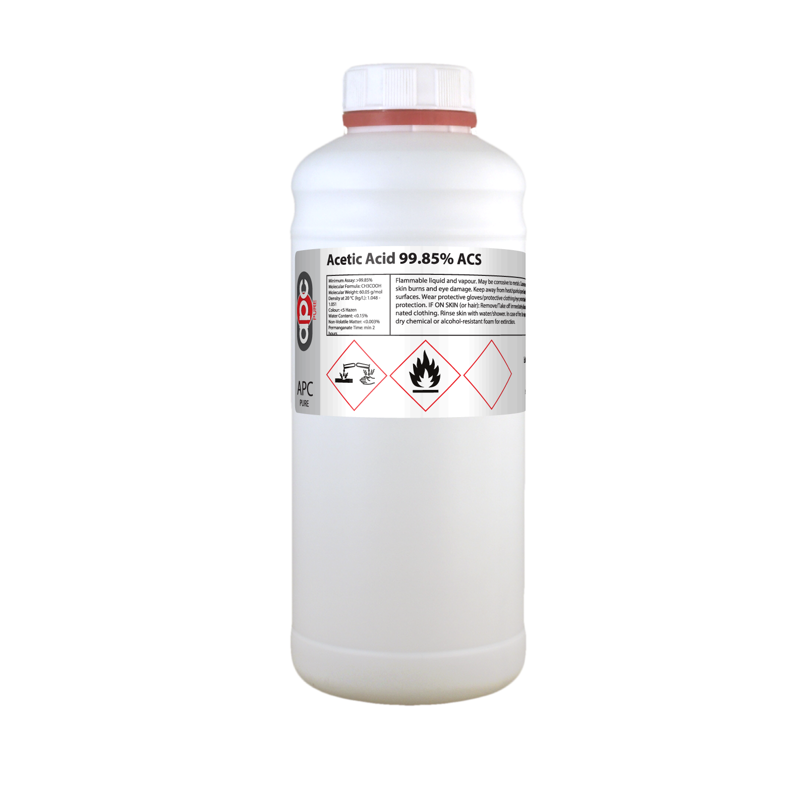 500ml - 24L Acetic Acid 99.85% ACS,USP Food Grade, High Purity ...