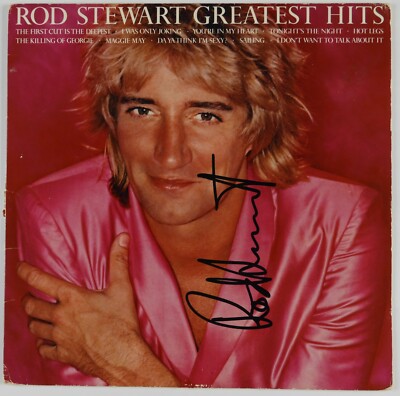 Rod Stewart JSA Signed Autograph Album Record Vinyl Greatest Hits | eBay