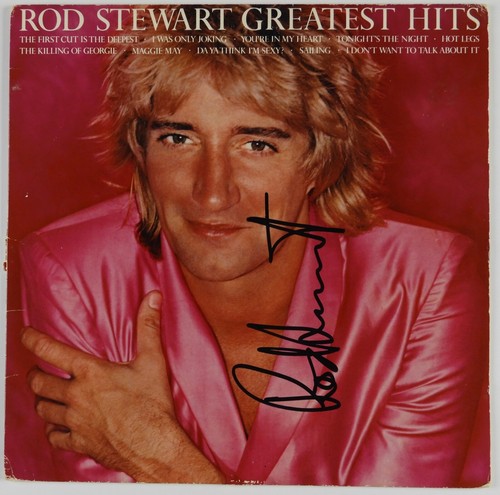 Rod Stewart JSA Signed Autograph Album Record Vinyl Greatest Hits | eBay
