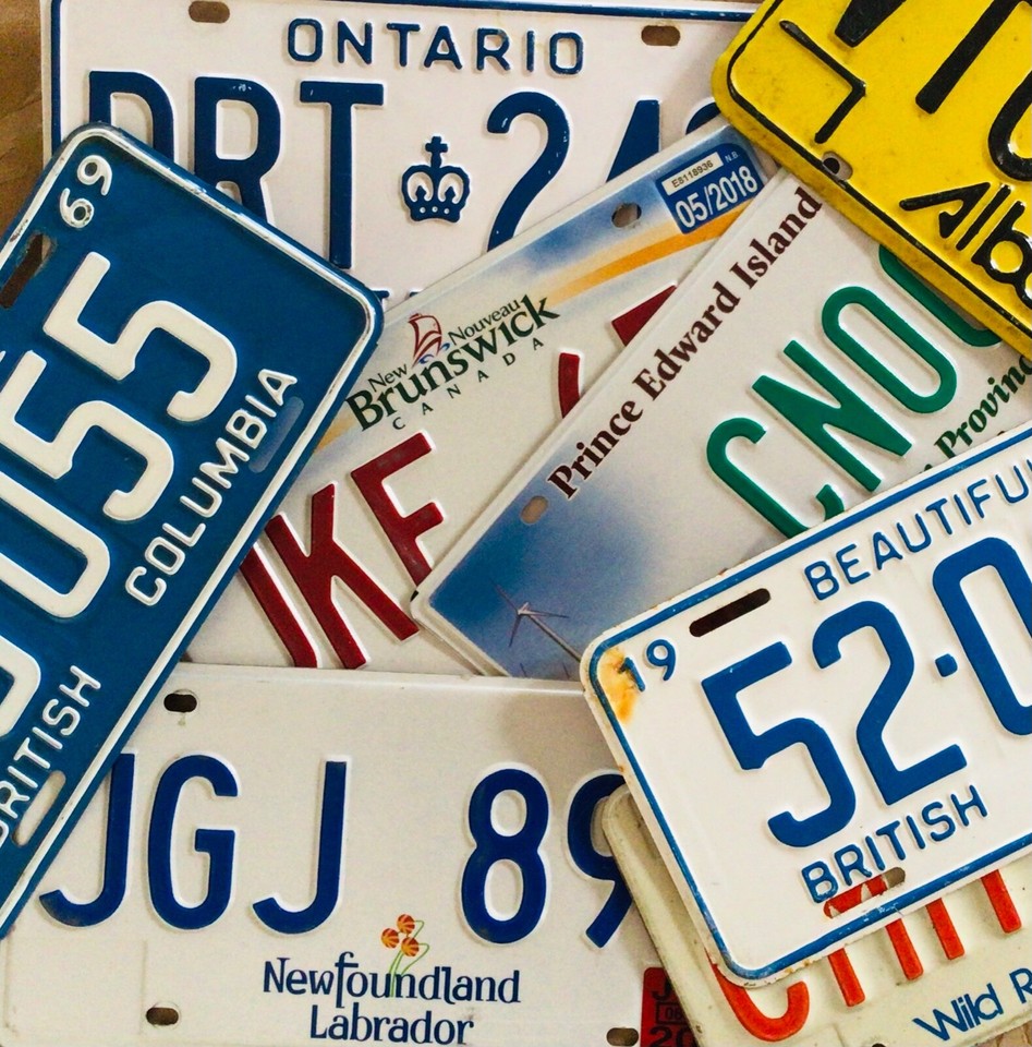 Canada License Plate Most Canadian Provinces - Pick One - PEI, NB, NF ...