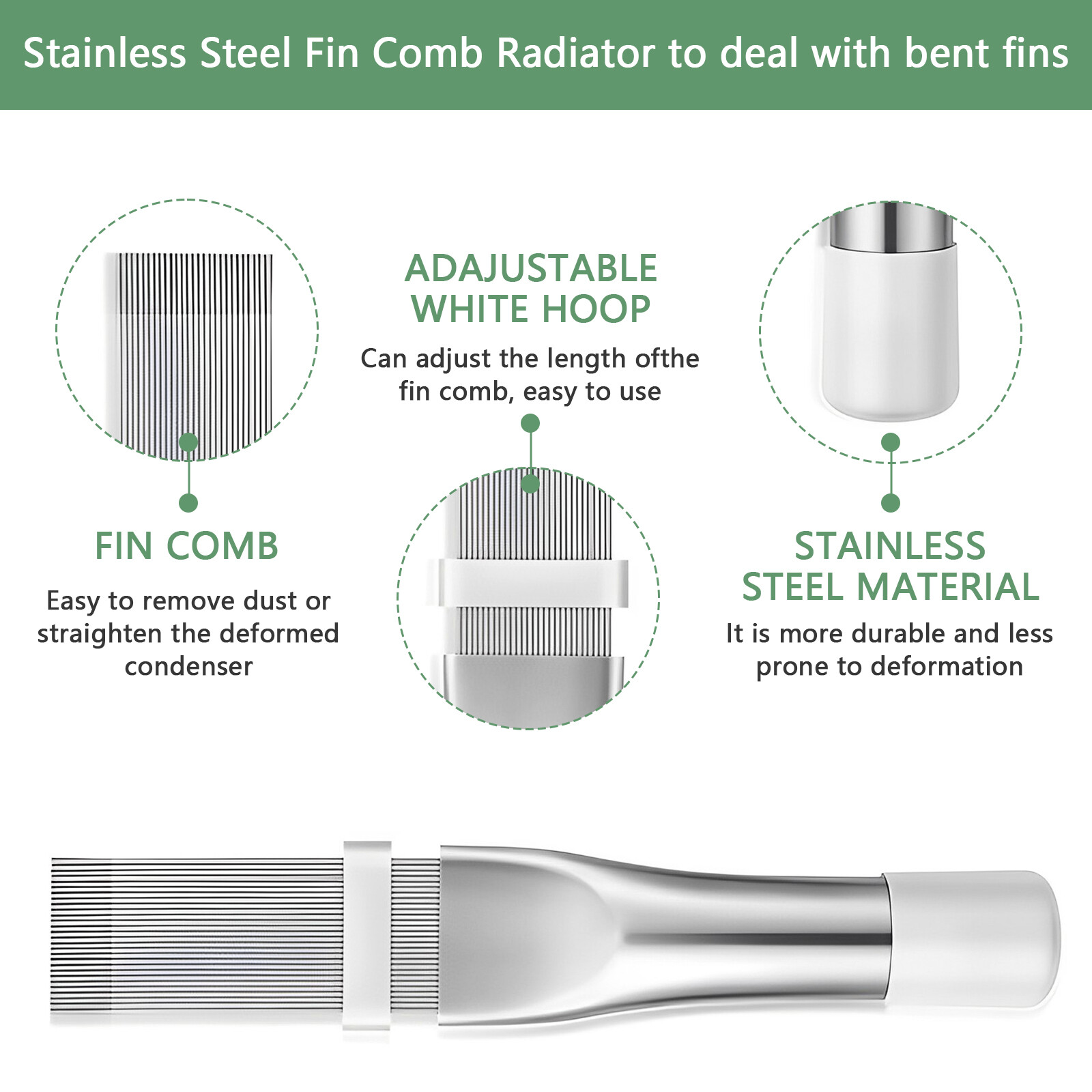 Air Conditioner Condenser Fin Comb Set Includes 12 Sizes FCR6 Fin Comb ...