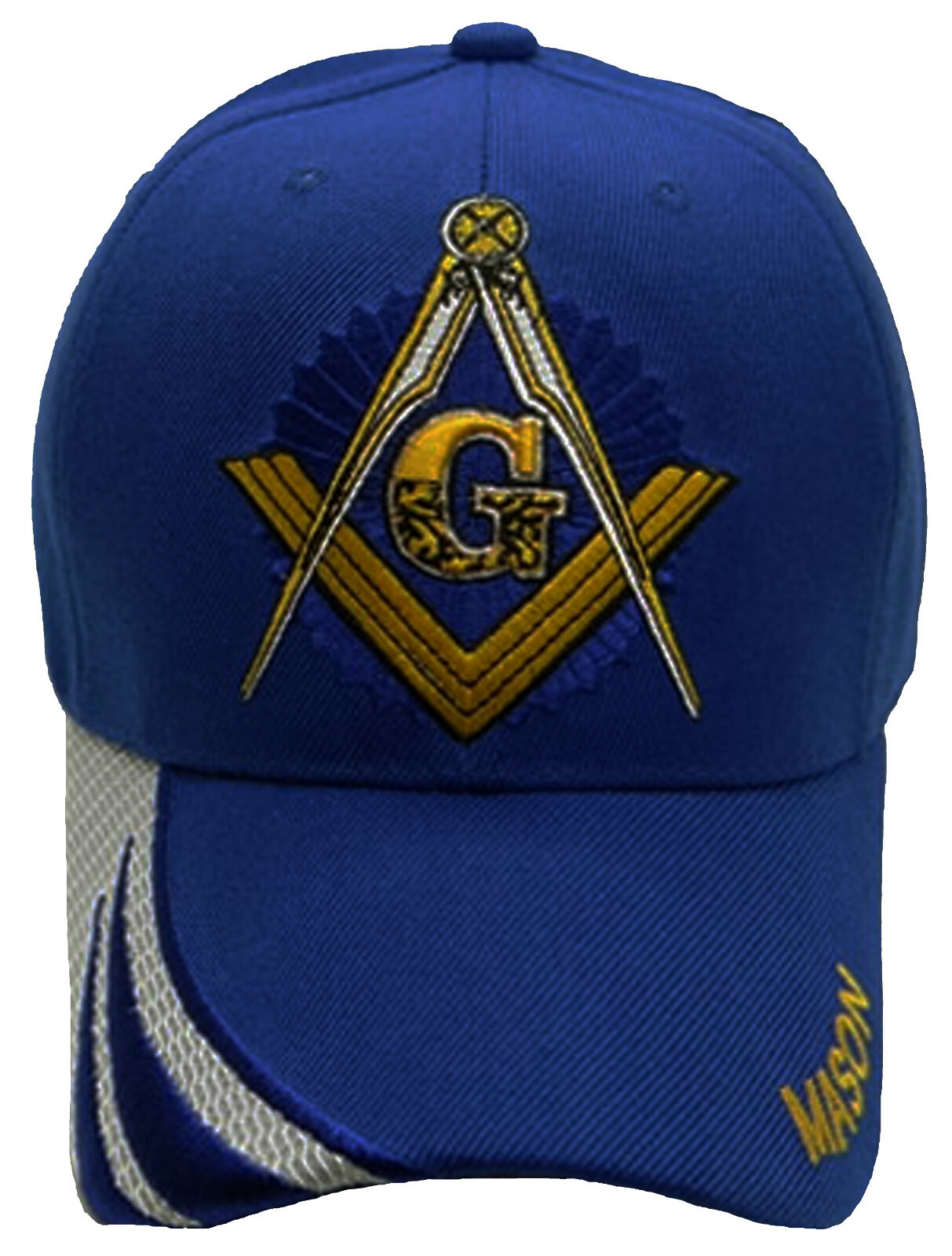 Mason Baseball Cap Blue Masonic Logo Hat Masons Emblem Freemasons ...