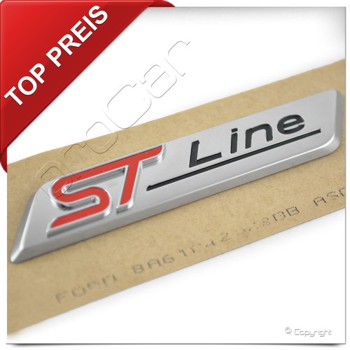 🇩🇪 Original Ford 3D Emblem " ST-Line " Schriftzug Aufkleber Abzeichen ...