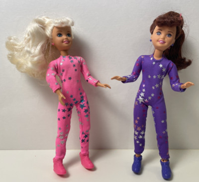 VNTG 1995 Mattel Barbie Gymnast Dolls, Stacie & Whitney # 14609 ...