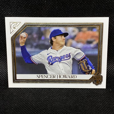 2021 Topps Gallery Spencer Howard RC Texas Rangers Rookie #186 | eBay