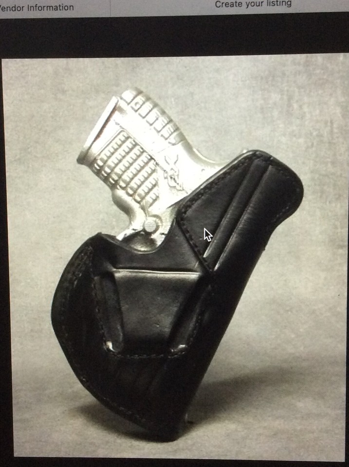 Springfield XDE 3.3" OWB Two Position Custom Leather Holster | eBay