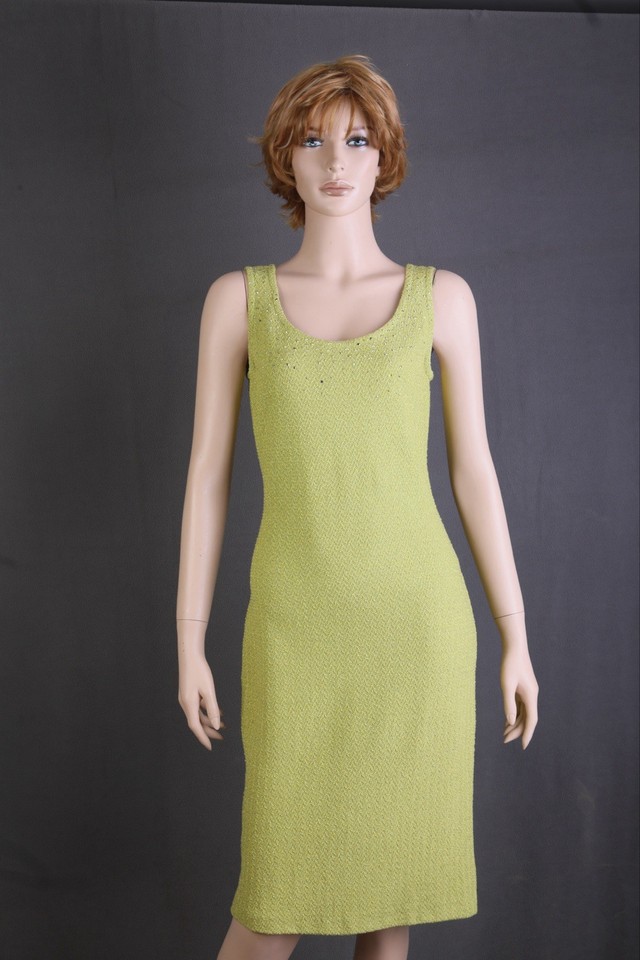 St. John Textured KNIT,2 PC Suit, JACKET+DRESS,SIZE 2 ,GORGEOUS! | eBay