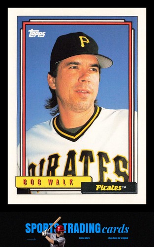 Bob Walk #486 1992 Topps Pittsburgh Pirates Baseball | eBay