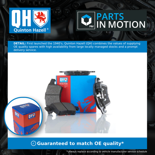 Brake Pads Set fits VW CARAVELLE Mk5 2.5D Front 04 to 09 QH 7H0698151 ...