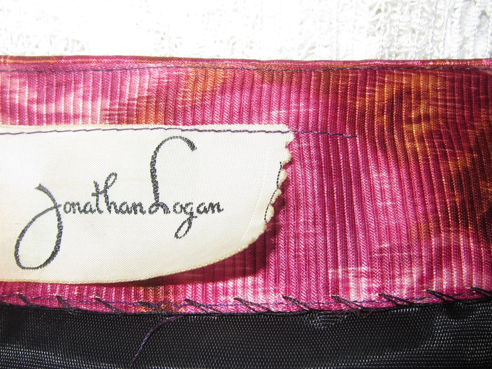 VTG Jonathan Logan 1950s Bright Floral Full Dress w/… - Gem