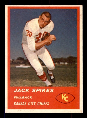 1963 Fleer Football #46 Jack Spikes EX/MT *e1 | eBay