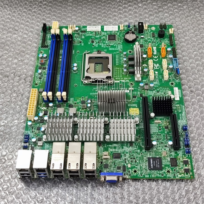 Supermicro X10SLH-LN6TF /X10SLH-N6-ST03 C226 Motherboard DDR3 Memory ...