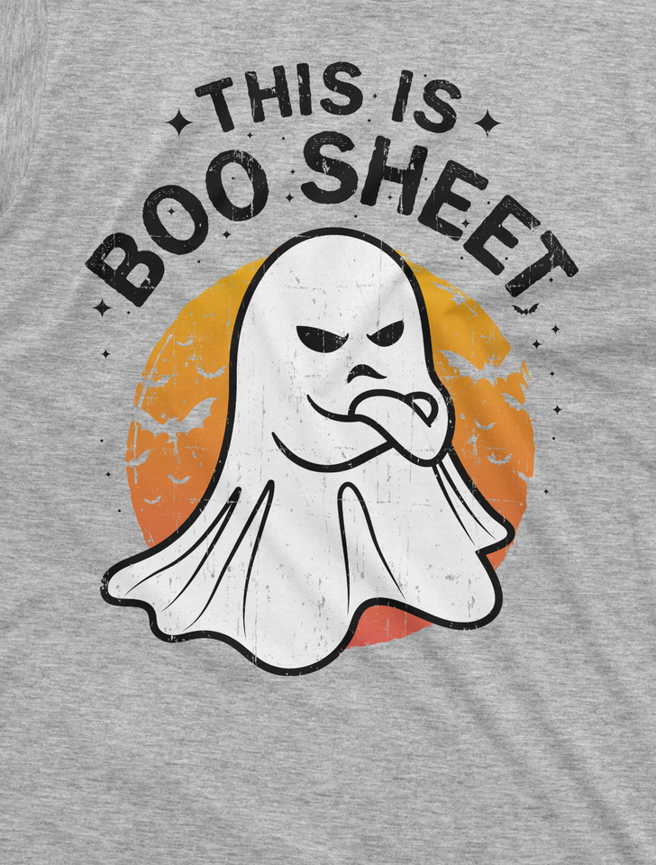 Halloween Funny This is Boo Sheet T-shirt Boo Tee Shirt Party tee Cute ...