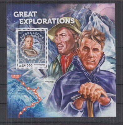 P512. Sierra Leone - MNH - 2016 - Famous People - Great Explorations ...
