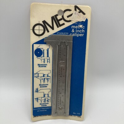 Vintage Omega Caliper Stainless Metric Inch SAE NOS | eBay