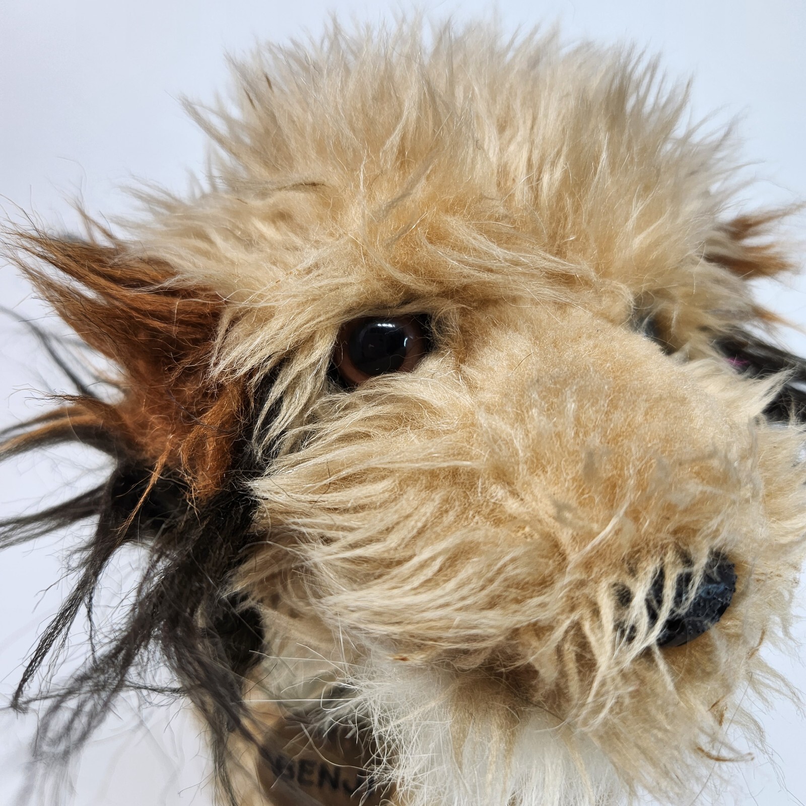 10" VINTAGE DAKIN BENJI BROWN PUPPY DOG STUFFED ANIMAL PLUSH TOY W NAME ...