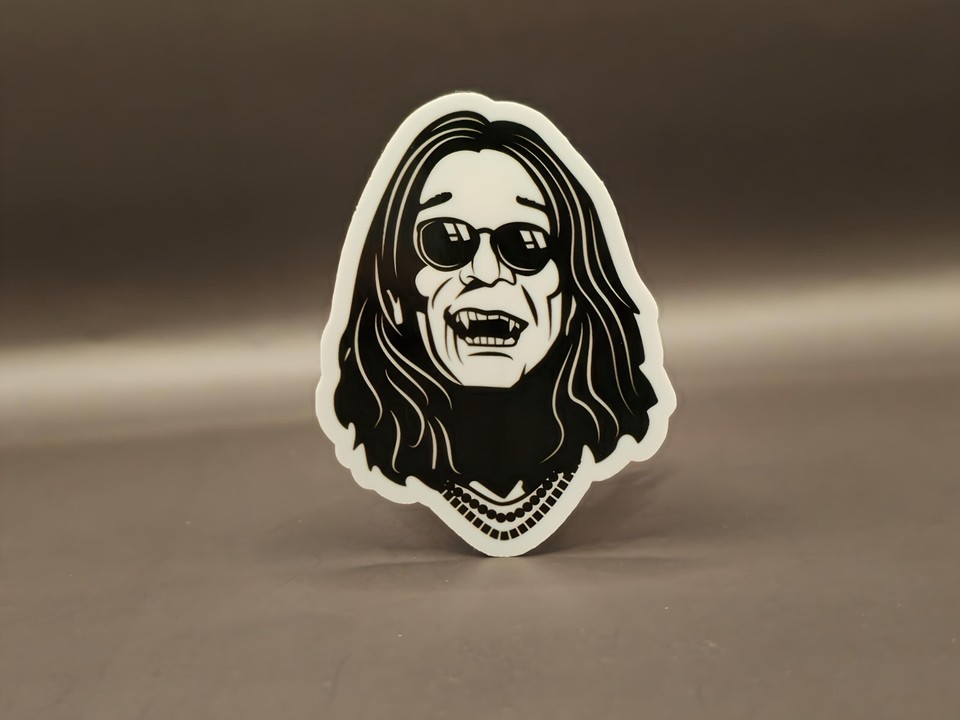 Ozzy Osbourne Vinyl Stickers Black Sabbath Heavy Metal Prince Of ...