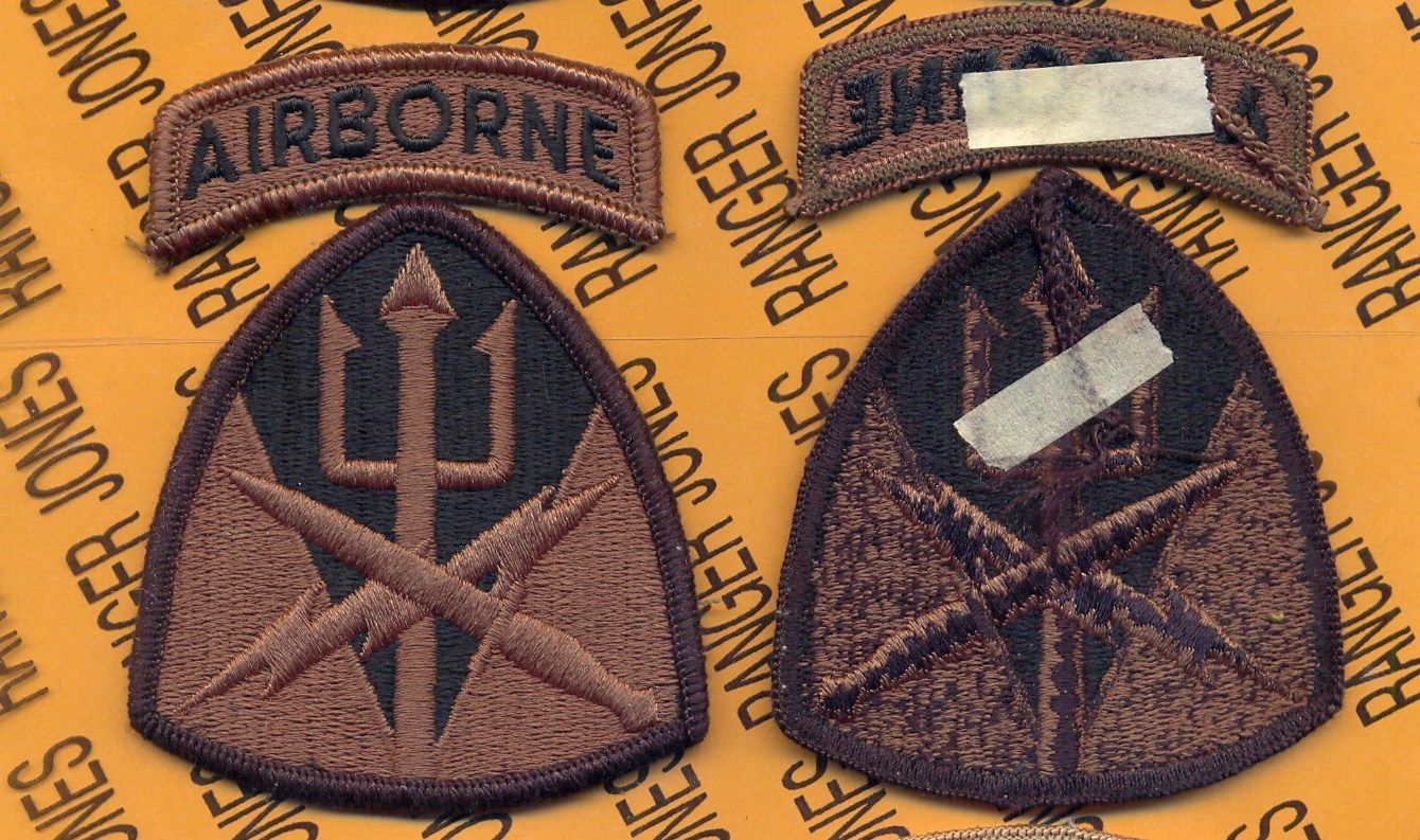 USAE Special Operations Command Joint Forces Airborne OD Green & Black ...