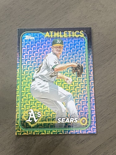 JP Sears #80 - 2024 Topps Series 1 - Easter Holiday Foil - Baseball | eBay