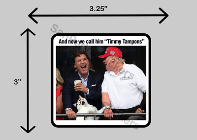 Timmy Tampon - TRUMP / VANCE 2024 - MAGA - FKH - 3.25" x 3" Glossy ...