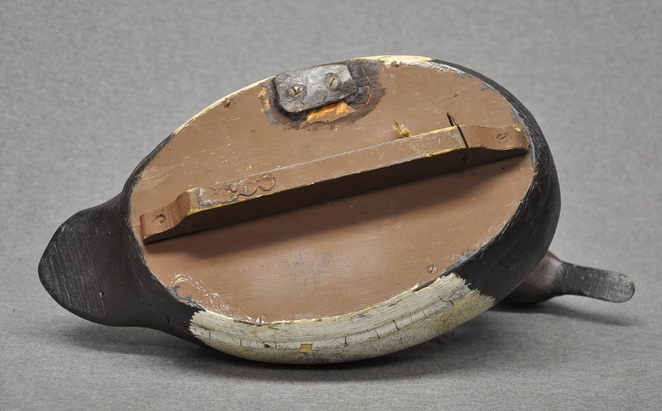 PAIR OF CANVASBACK duck decoy decoys JEFF TEETER SIGNED MAGNUM OP ...