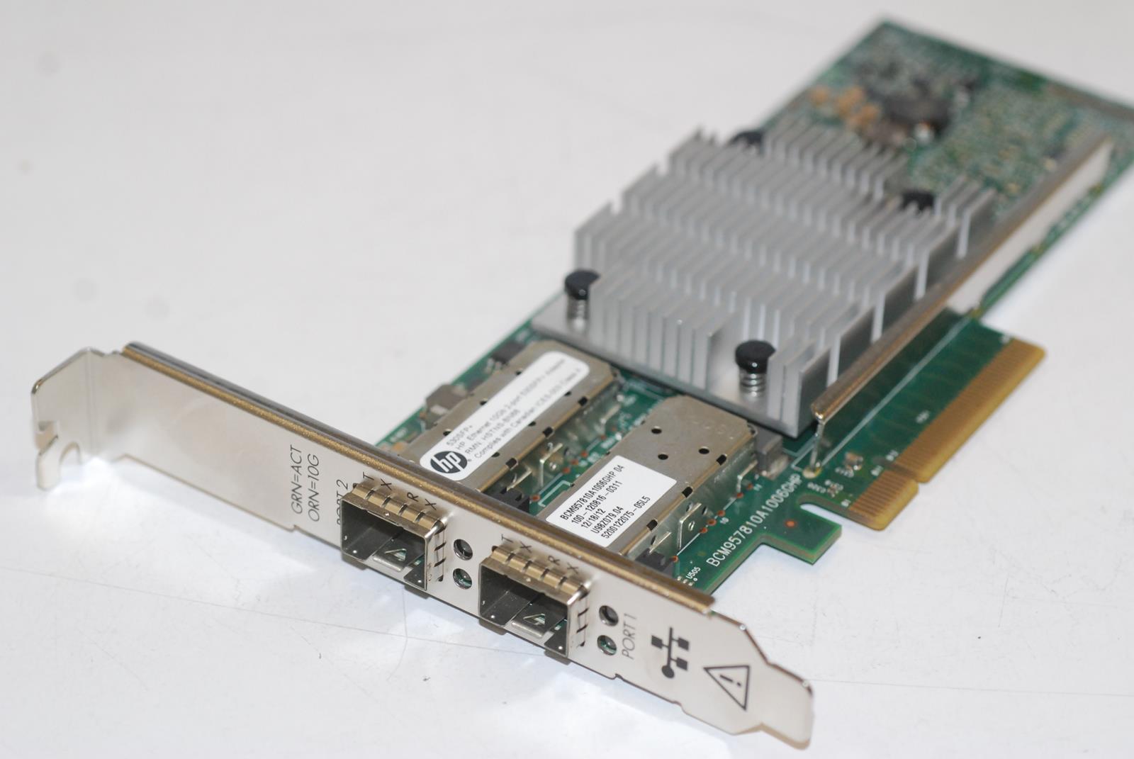 Hewlett Packard HP 656244-001 530SFP+ 10GB Dual Port Network Interface ...