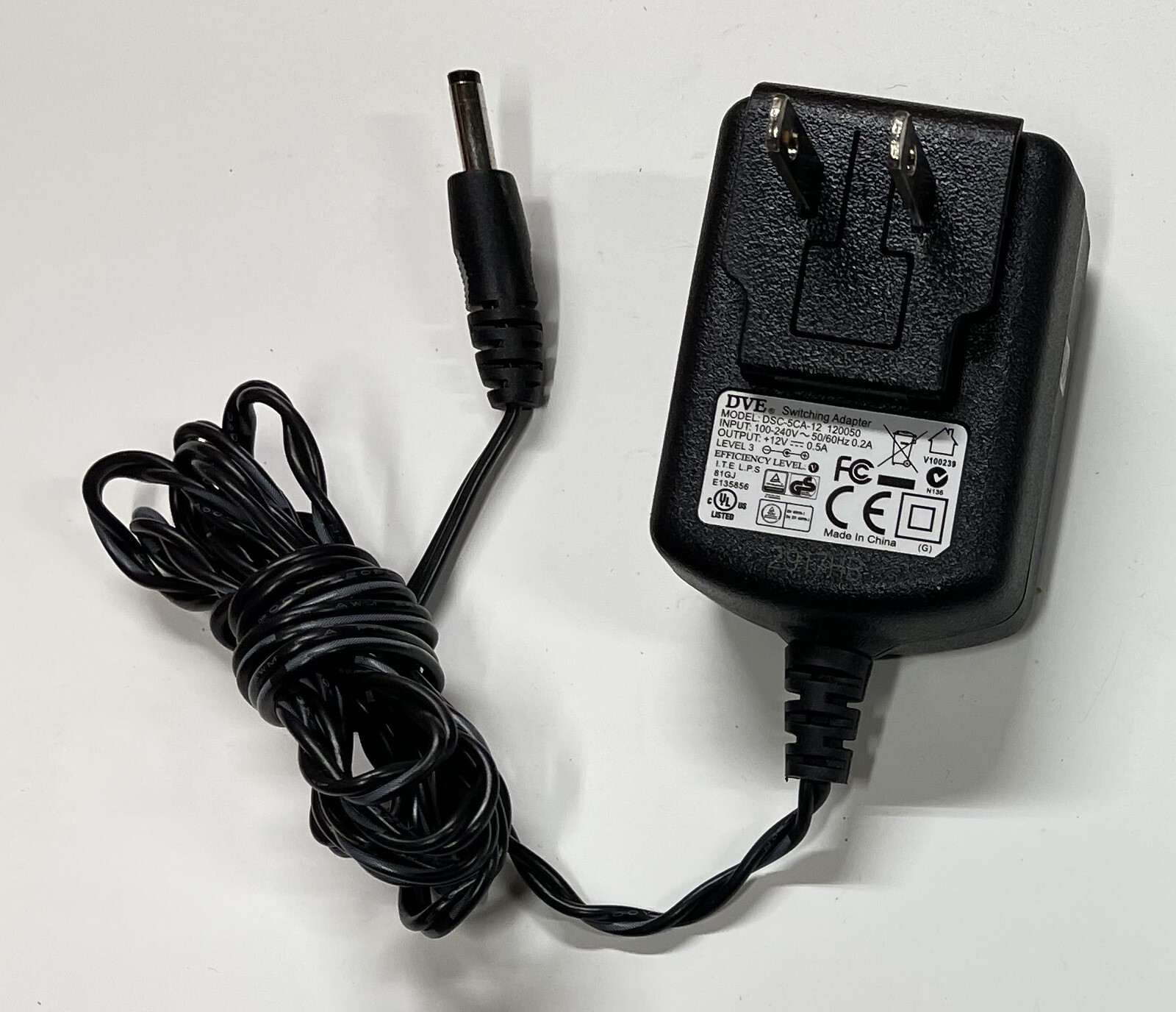 NEW Genuine DVE DSC-5CA-05 050100 AC Adapter 5V 1A Power Supply | eBay
