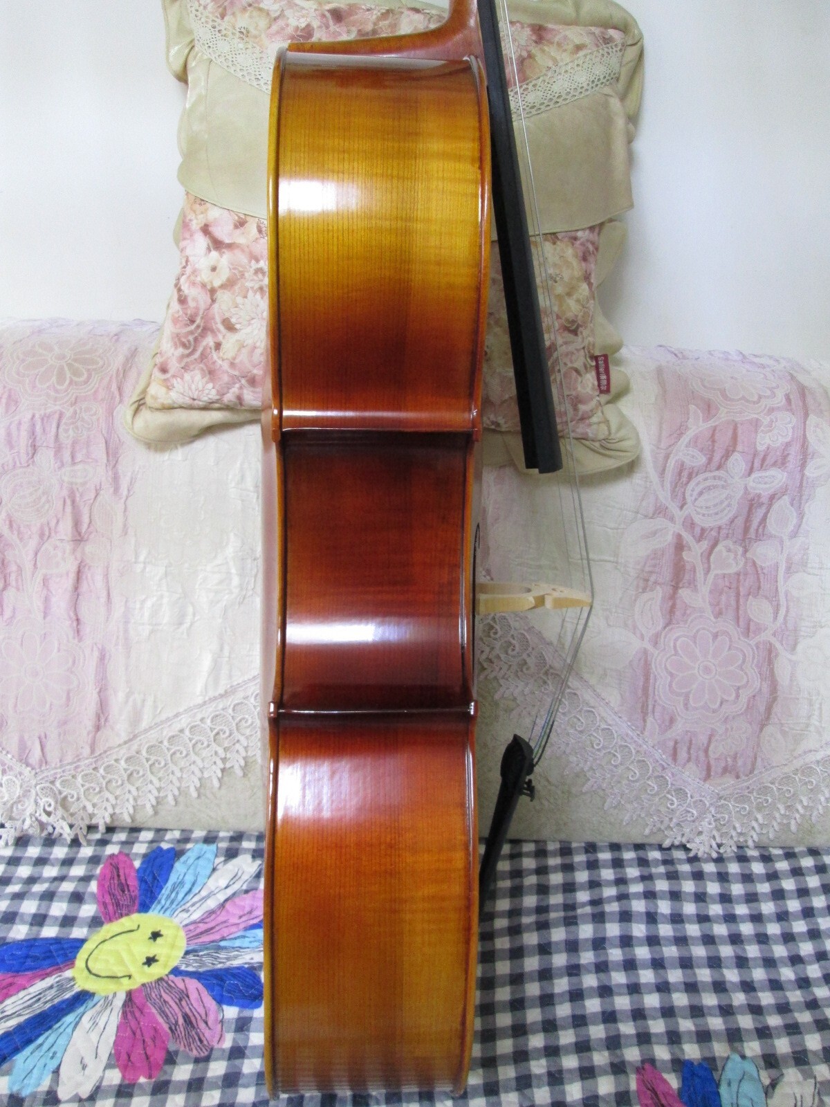 New 4/4 Cello Full Size Maple Spruce Hand made Cello Ebony Fittings ...