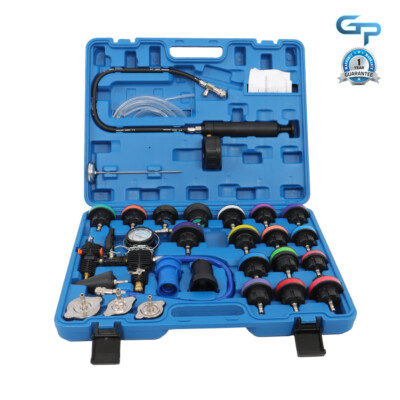 28-Piece Cooling System Radiator Pressure Tester Leak Detector Gasket ...