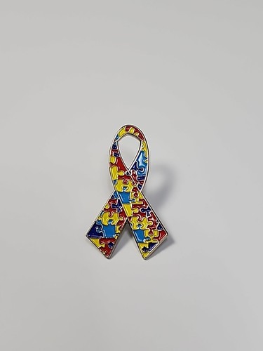 Autism Awareness Ribbon Lapel Pin Puzzle Pieces | eBay
