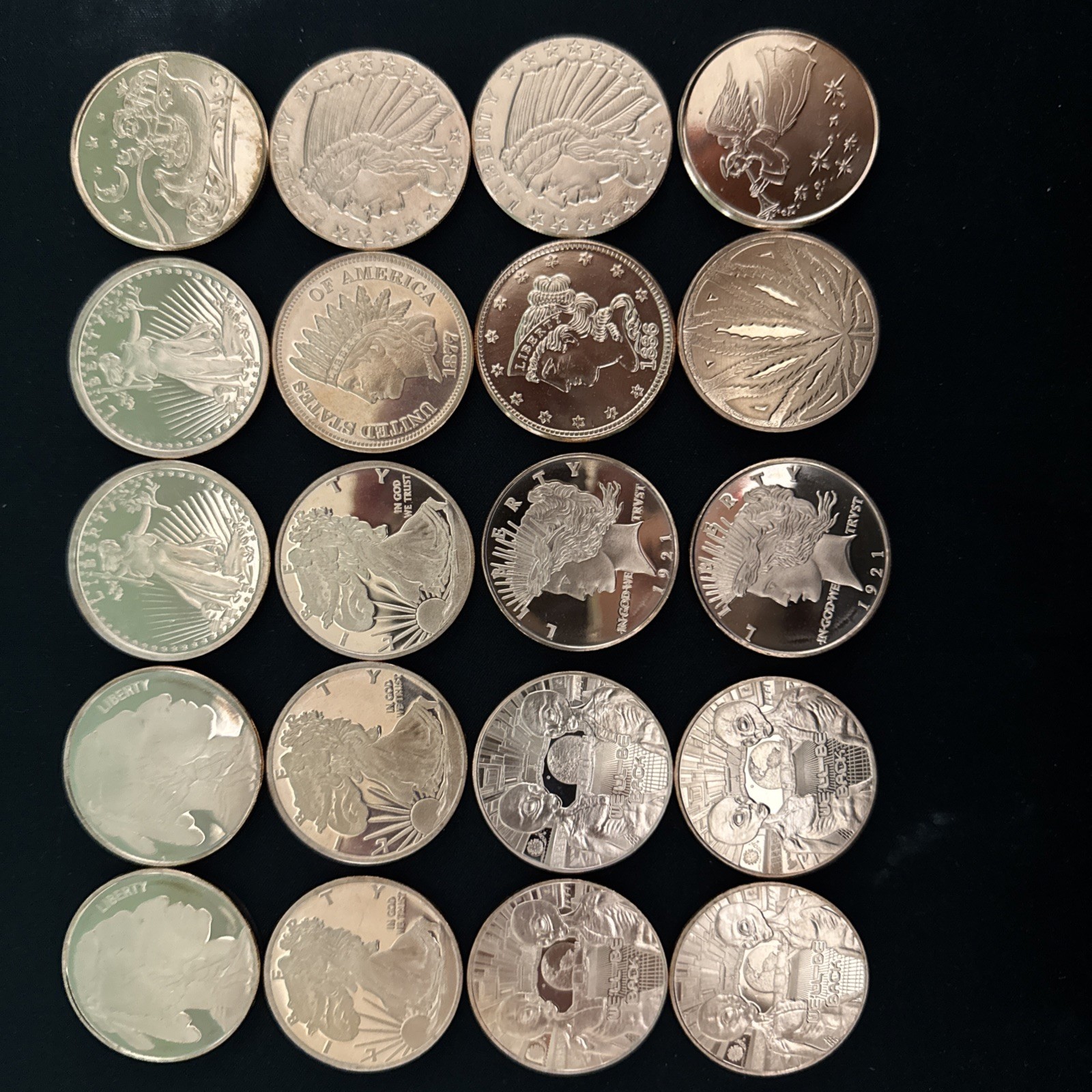 20 Random 1 Ounce Copper Rounds | eBay